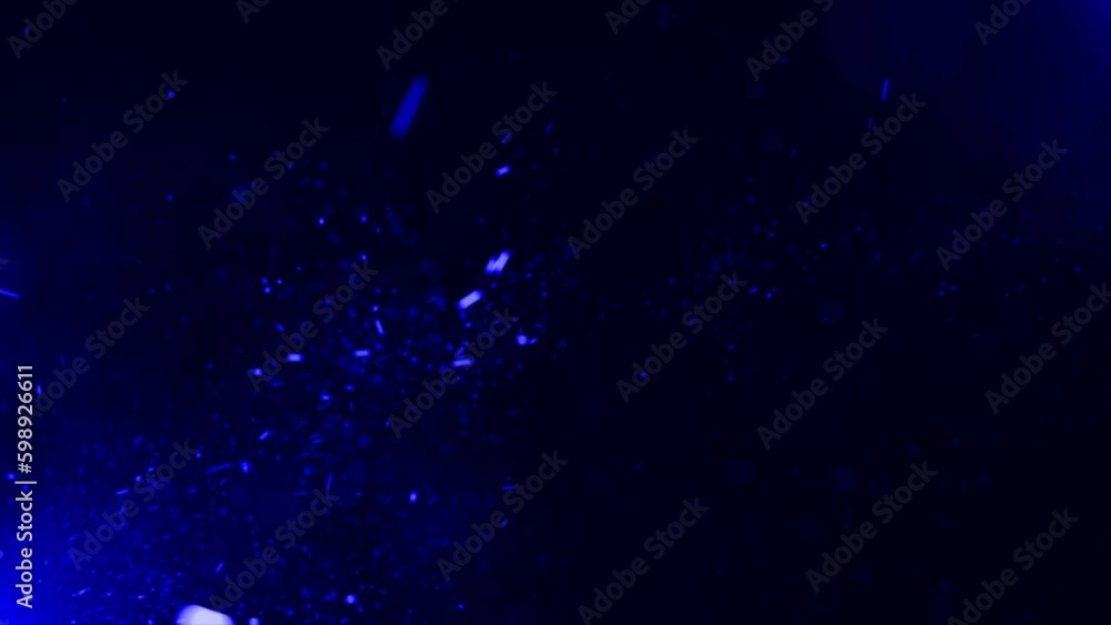 Blue Particles Background. Blue Fire Particles Background. Blue Fire ...
