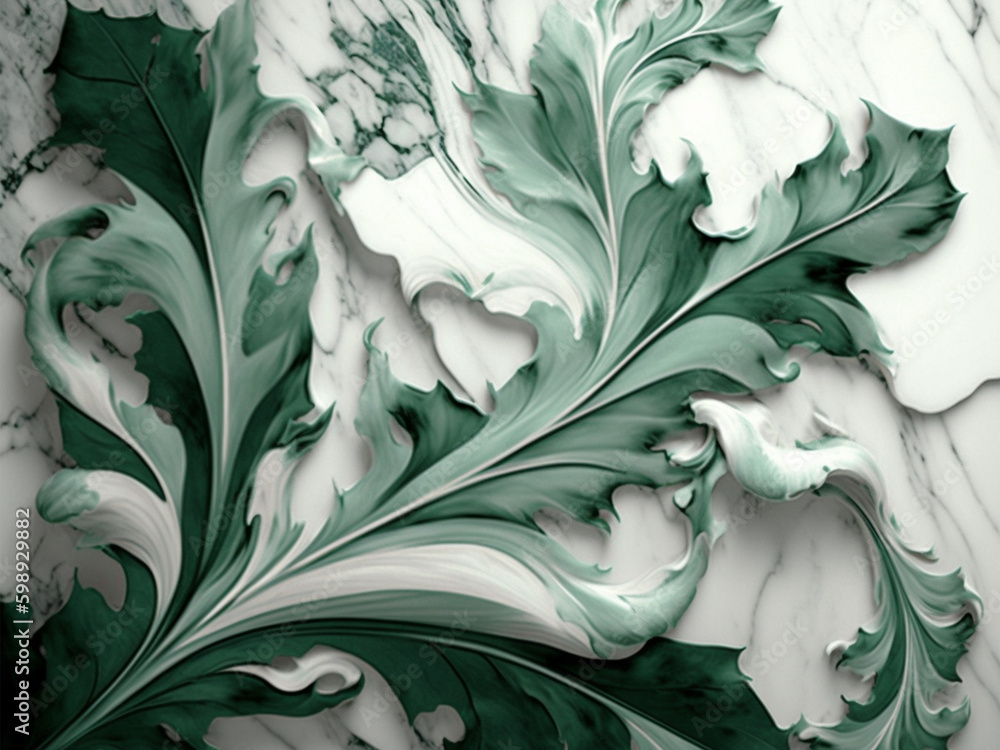Beautiful sage green and white color of marble stone texture. Alcohol ...