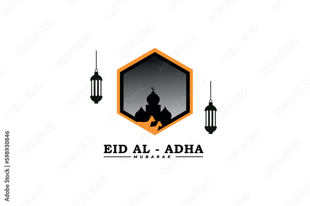 Eid Al Adha Mubarak the celebration of Muslim community festival ...