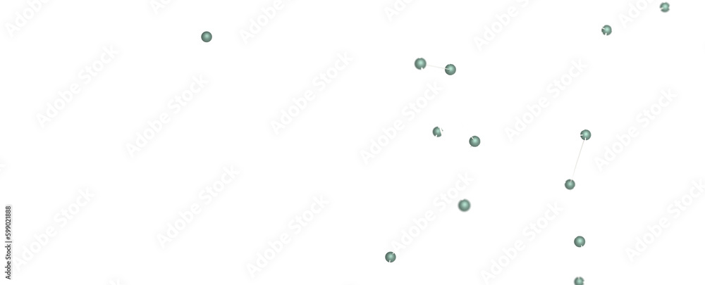 Abstract technology futuristic network - fantasy plexus background. 3D ...