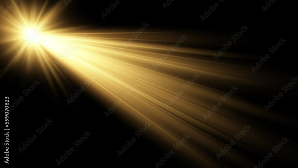 Rays of lights on green screen background animation. Beams light on ...