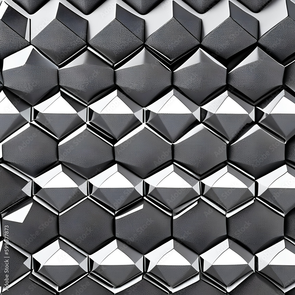 Polyhedral Patterns: An image of a geometric pattern created with ...