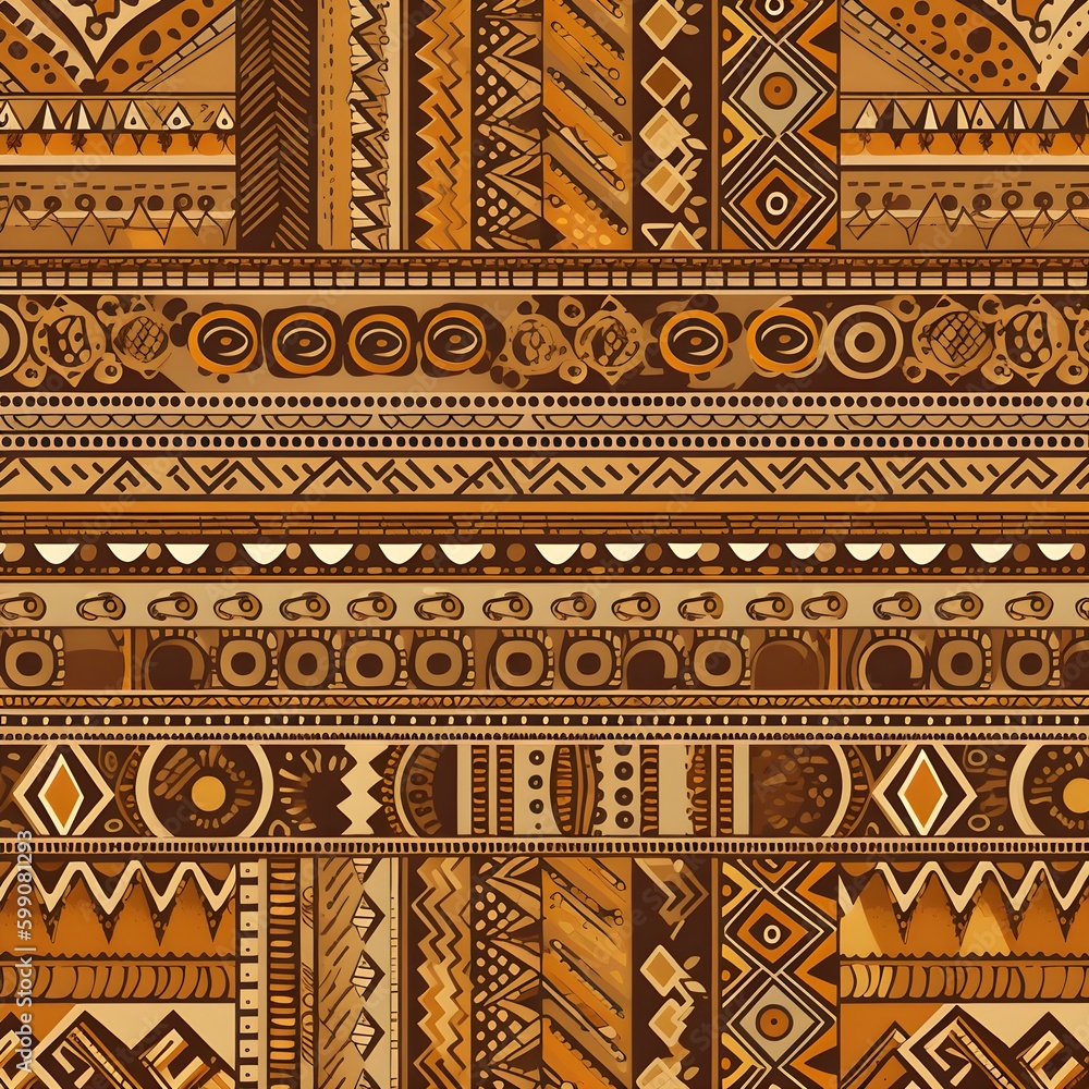 African inspired patterns and designs for backgrounds, banners, ets ...