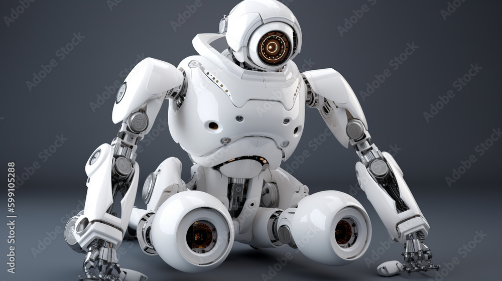 robot, 3d, robotic, technology, character, machine, futuristic ...