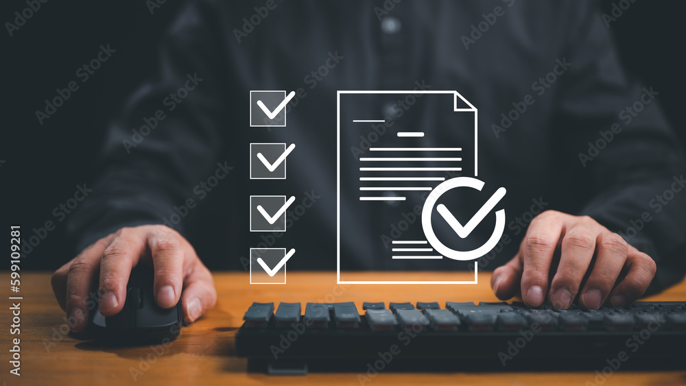 Checklist and filling survey form online. Document management system ...