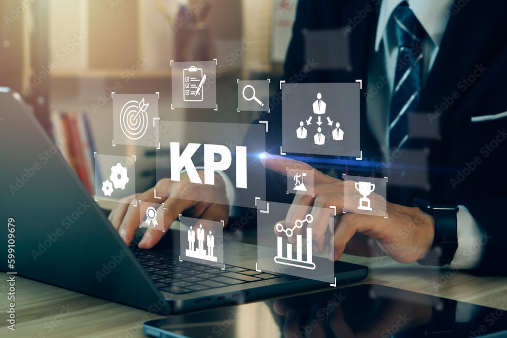KPI(key performance indicators).Businessmen using a computer to KPI ... KPI(key performance indicators).Businessmen using a computer to KPI ...