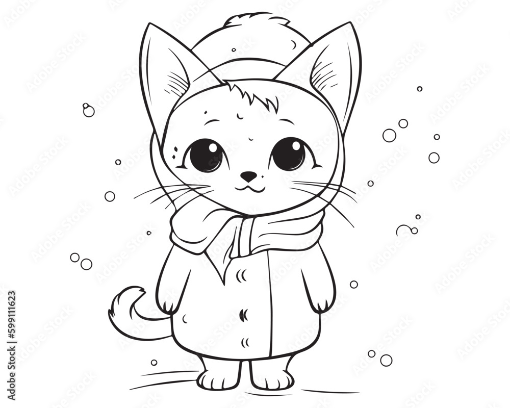 Scarf Coloring Pages
