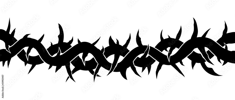 Crown of thorns sign symbol. Vector illustration isolated on white ...