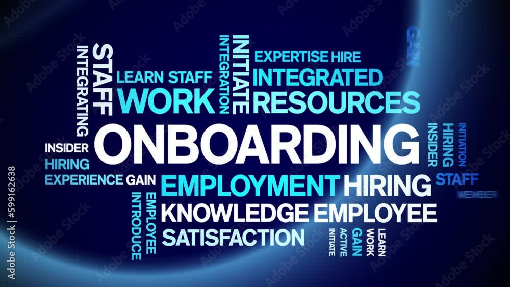 Onboarding animated tag word cloud;text design animation kinetic ...