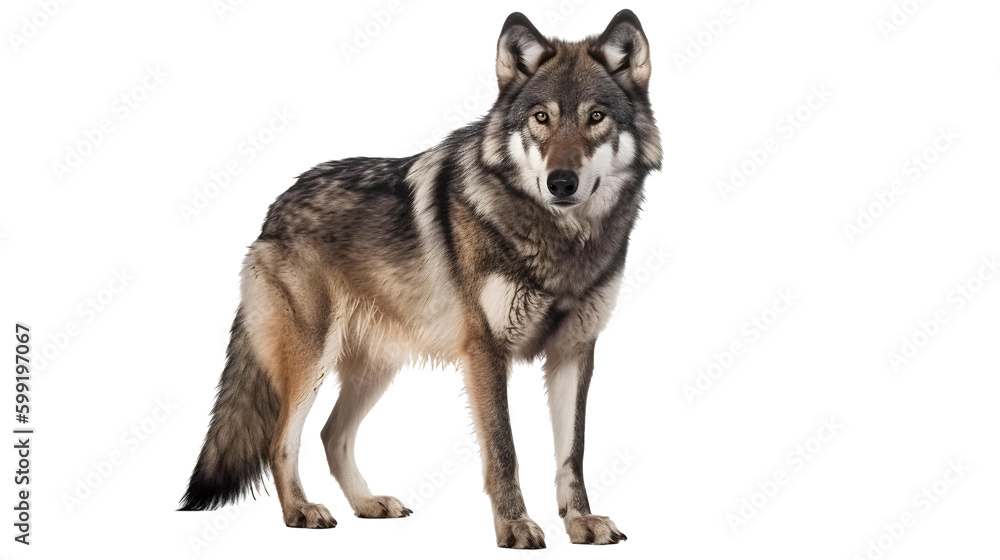 wolf, face shot isolated on transparent background, png, beautiful ...