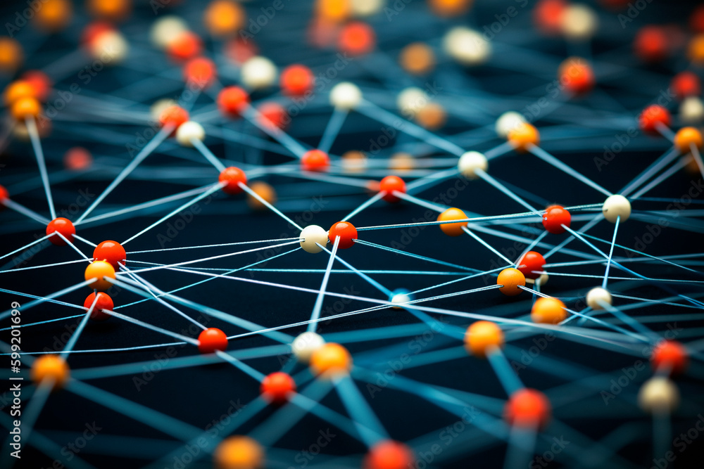 Teamwork Network And Community Concept Generative Ai Edited Stock Illustration Adobe Stock
