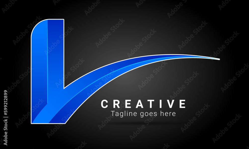 Letter I alphabet Initial logo design. Vector I logotype for business ...