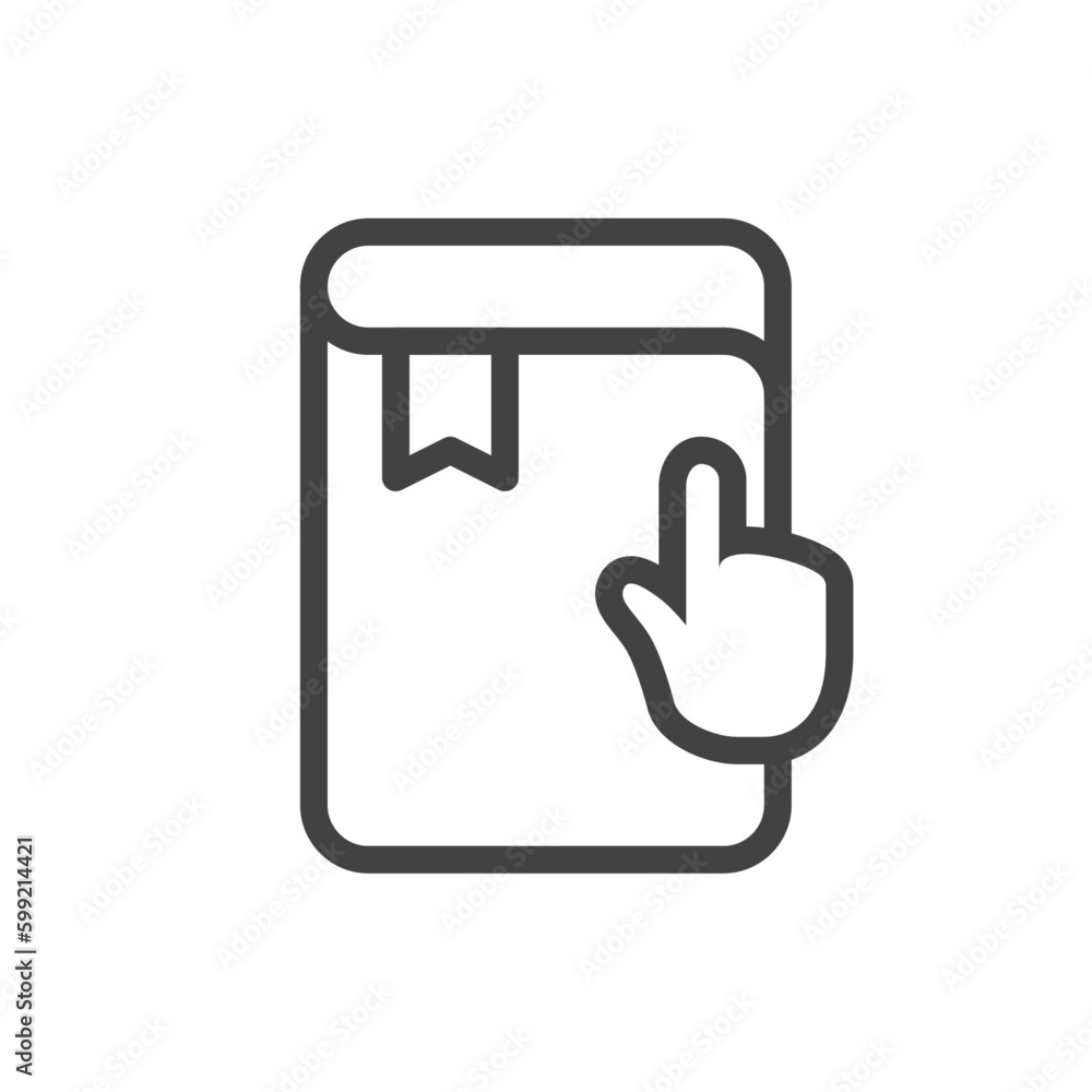 Outline style ui icons online education and training course collection. Vector black linear ...