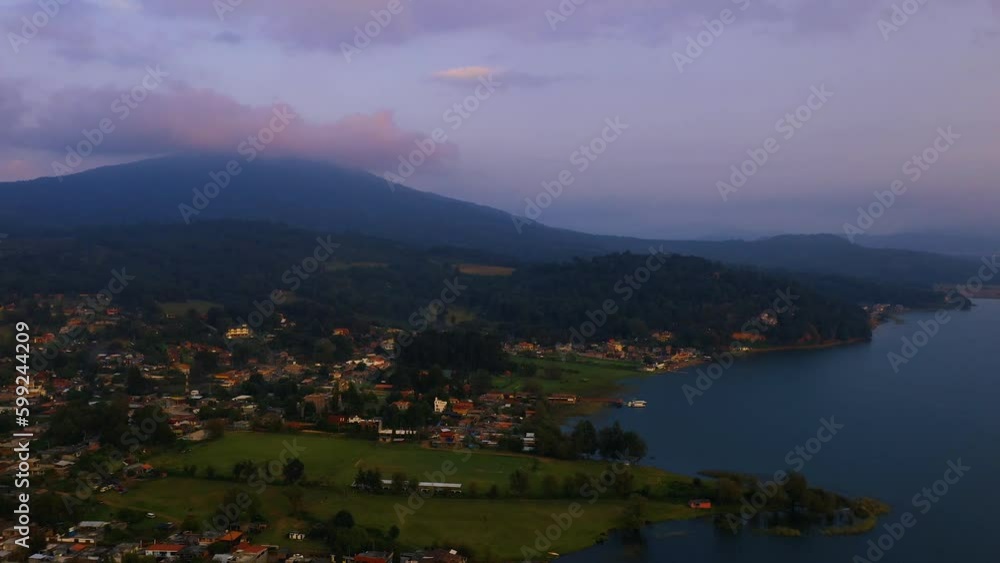 "Lake Tzirahuen in Michoacán, Mexico, captivates with its natural ...