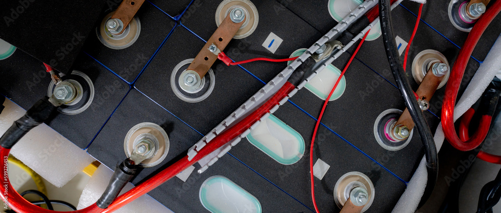 Electric vehicle lithium NMC battery. Electric car battery. Lithium-ion ...