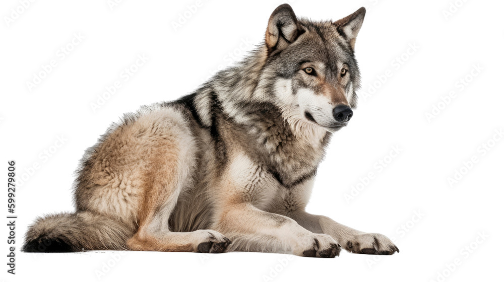 wolf transparent background, png Stock Illustration | Adobe Stock