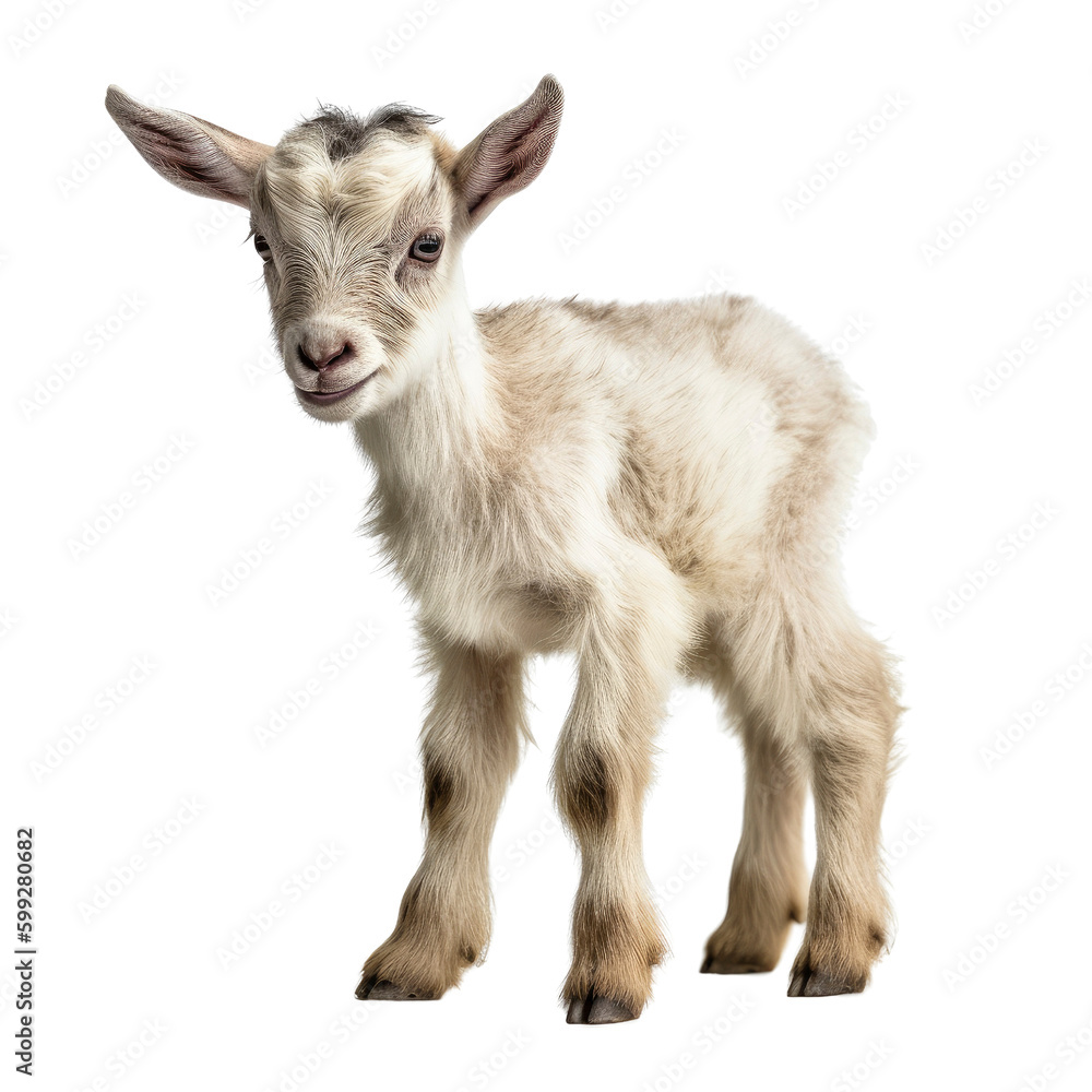 baby goat transparent background, png Stock-Illustration | Adobe Stock