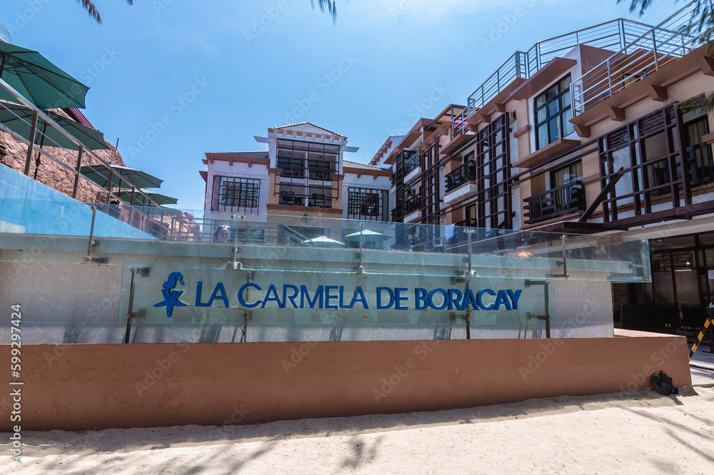 Boracay, Malay, Aklan, Philippines - La Carmela de Boracay, one of the hotels along White Beach ...