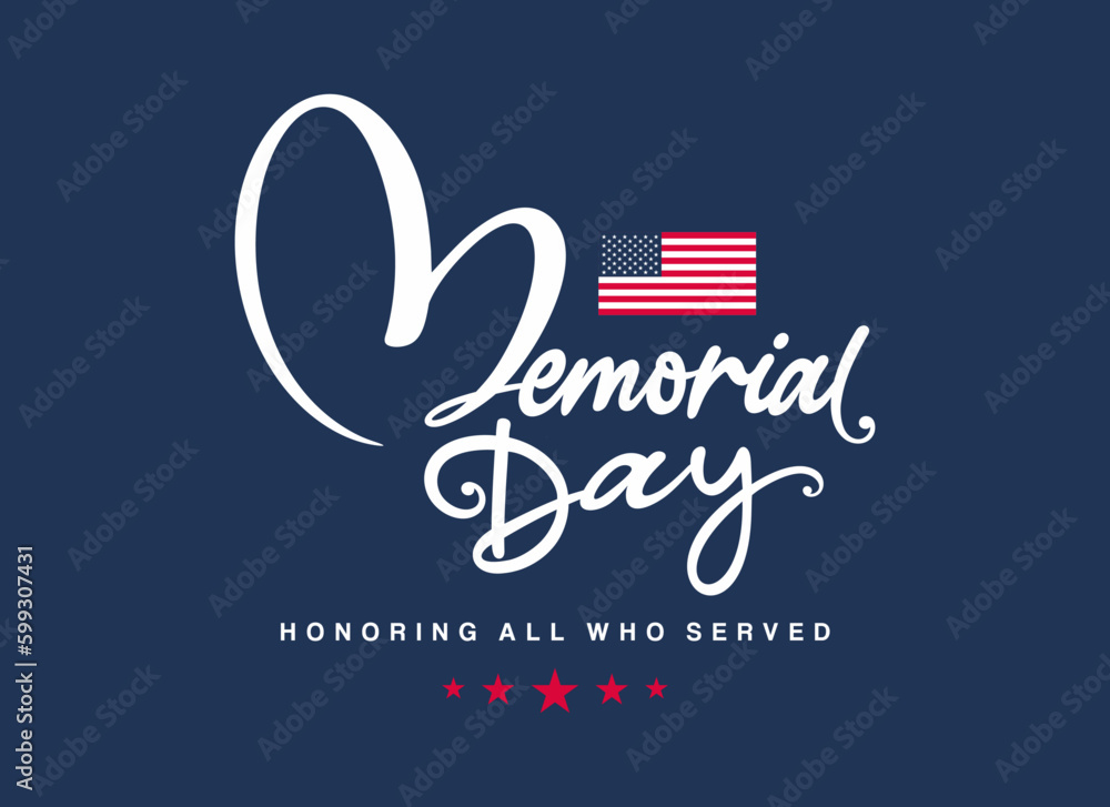Memorial day clipart, social media post, banner, poster, sign, greeting ...