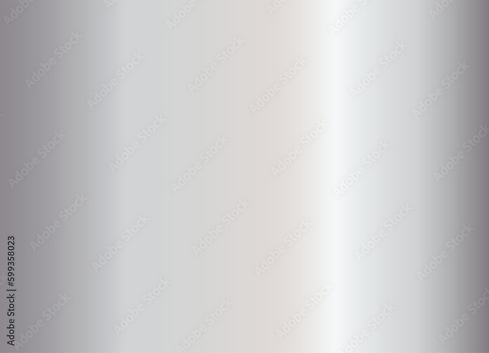 Silver foil texture gradation background. Vector shiny metalic gradient ...