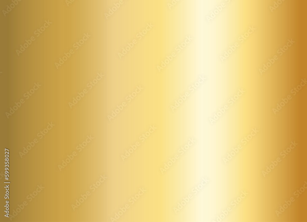 Gold foil texture gradation background. Vector shiny metalic gradient ...
