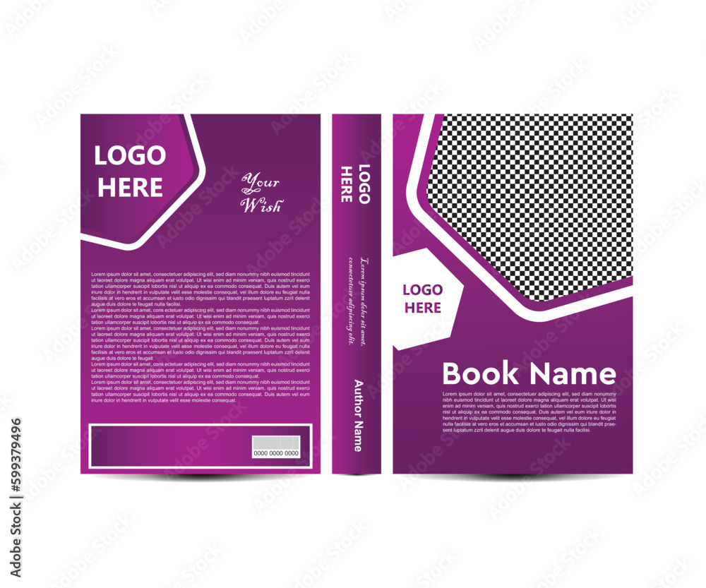 Standard book cover and spine design. Old retro ornament frames ...