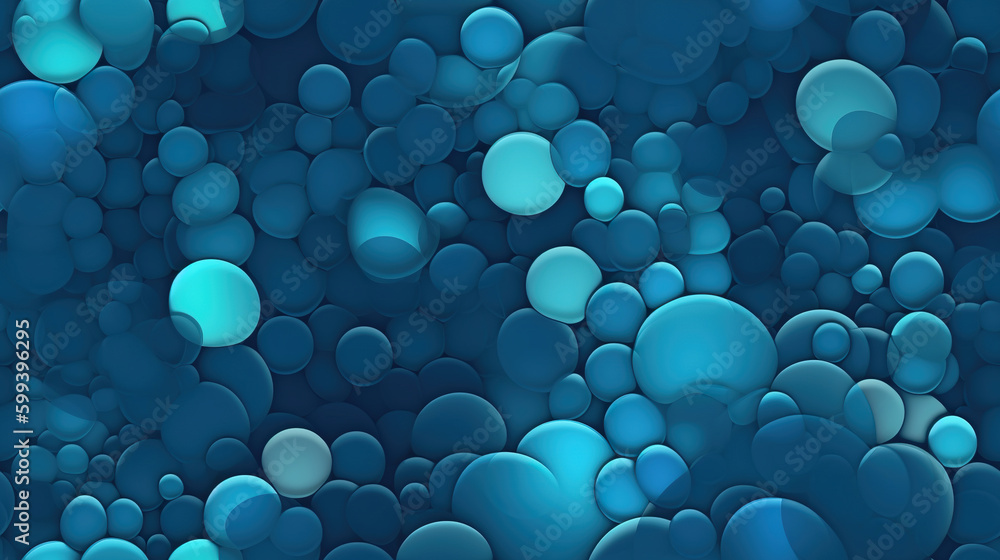 Abstract blue cells graphic wallpaper. Multiplication of cells seamless ...