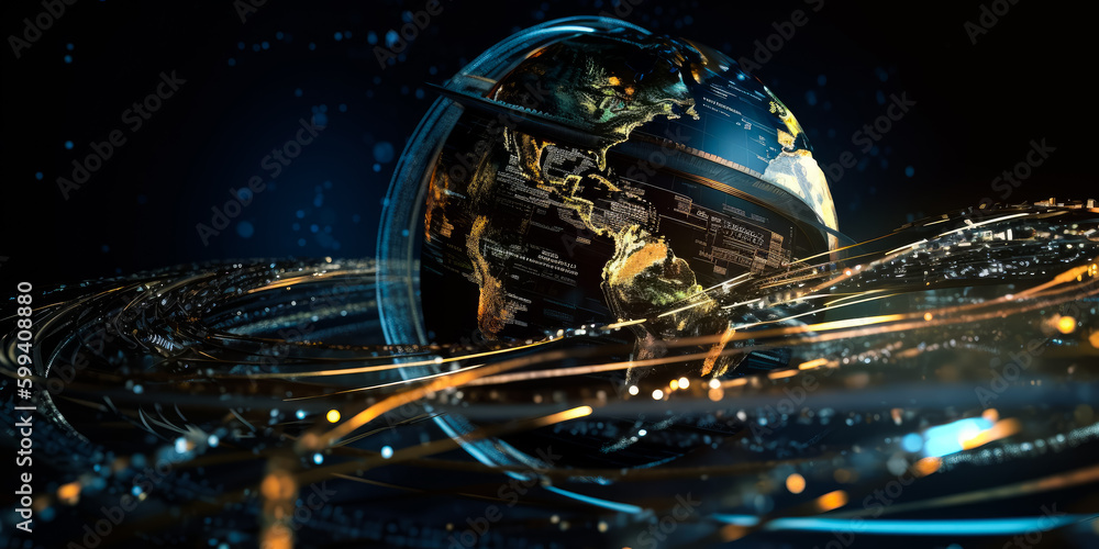 Digital model of earth in the flow of information. Technology and data ...