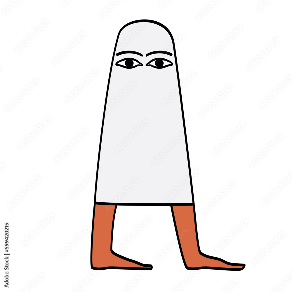 Medjed, minor deity in Ancient Egypt religion, found in the Book of the ...