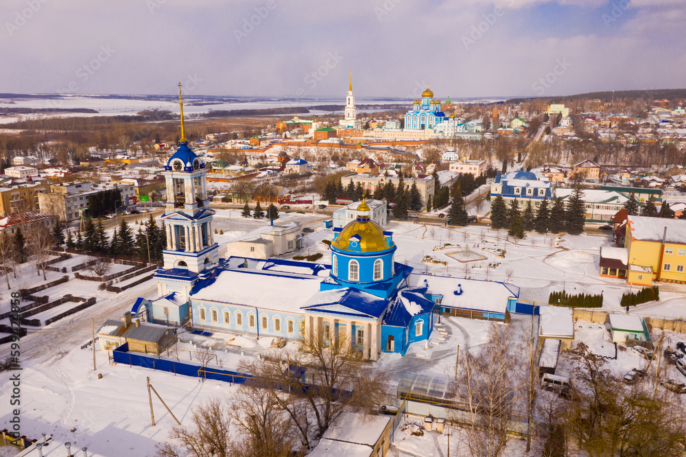 City of Zadonsk. Church of the Assumption of the Blessed Virgin Mary ...