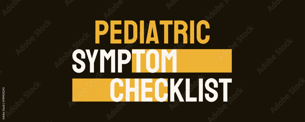 Pediatric Symptom Checklist - a screening tool for childhood behavior ...