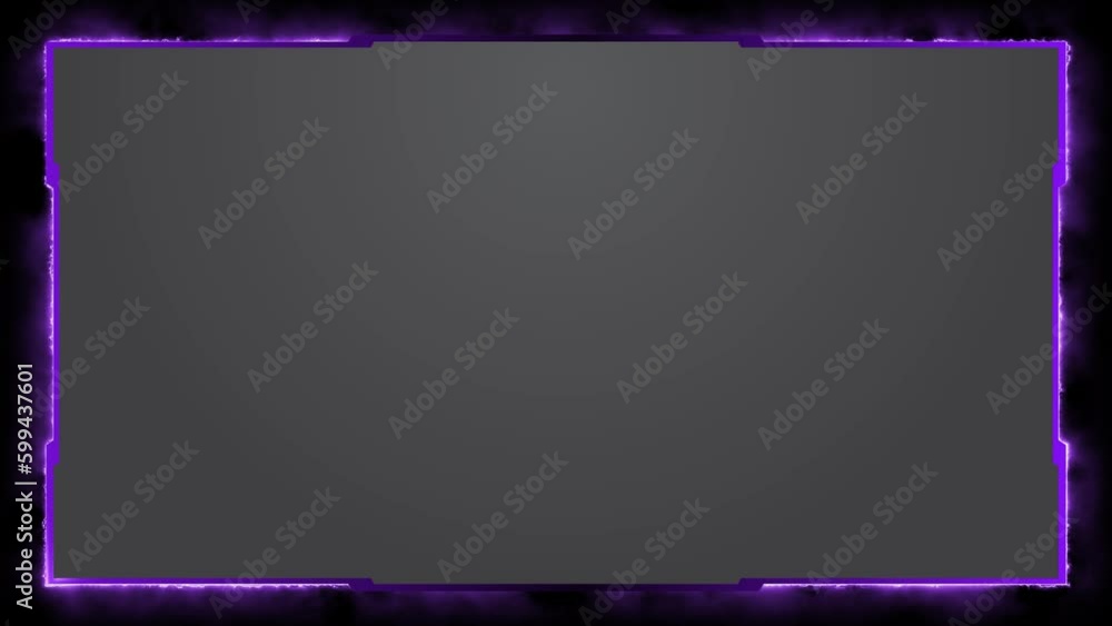 Purple Light Twitch Overlay Stream Overlay Hd Screen Savers vídeo do ...