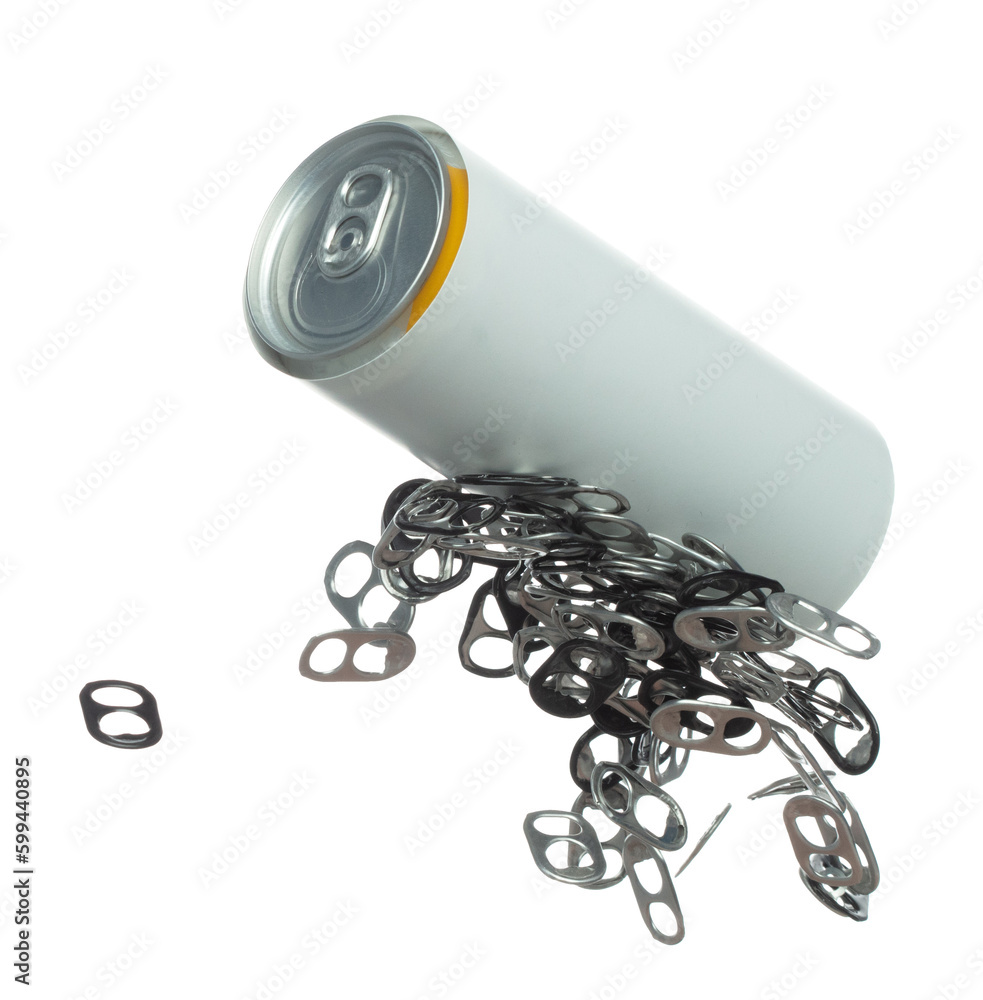Can Caps fly in mid air, aluminium canned cap falling scatter, recycle ...