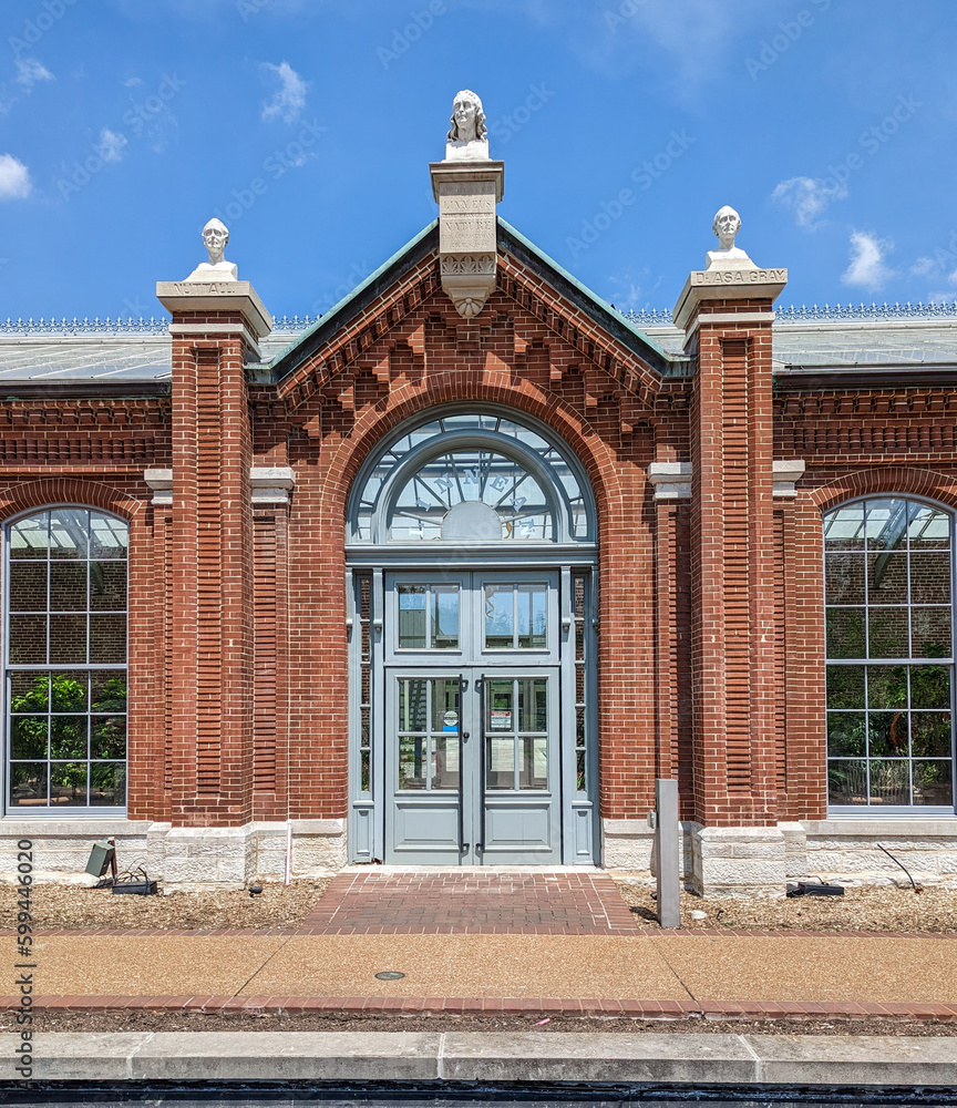 St. Louis, MO - April 28, 2023: Linnean House (1882) at Missouri ...