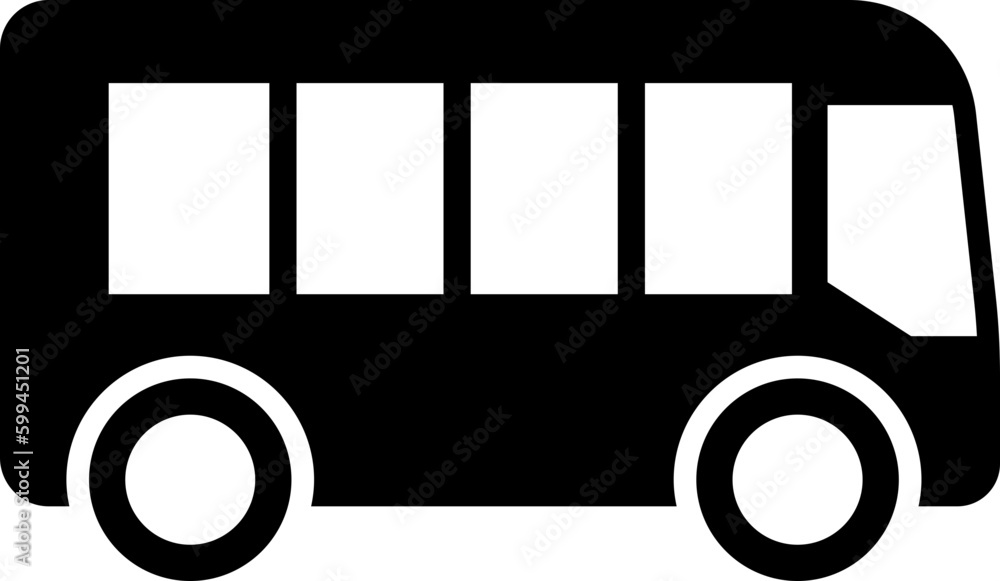 Bus icon. web sign set. Perfect for website design, logo, app, template ...