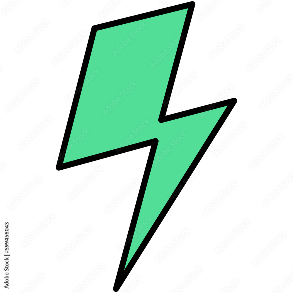 David Bowie Lightning Bolt Vector