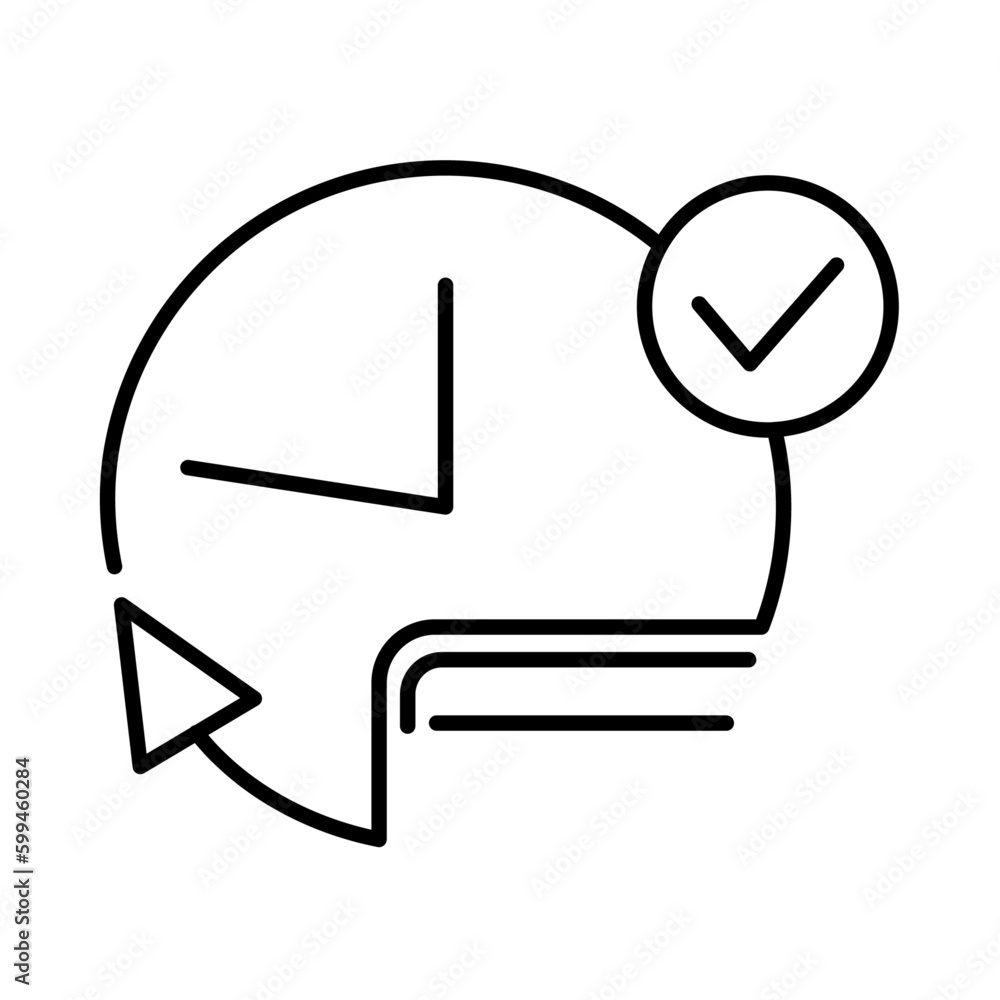 Available business icon with black outline style. symbol, business ...