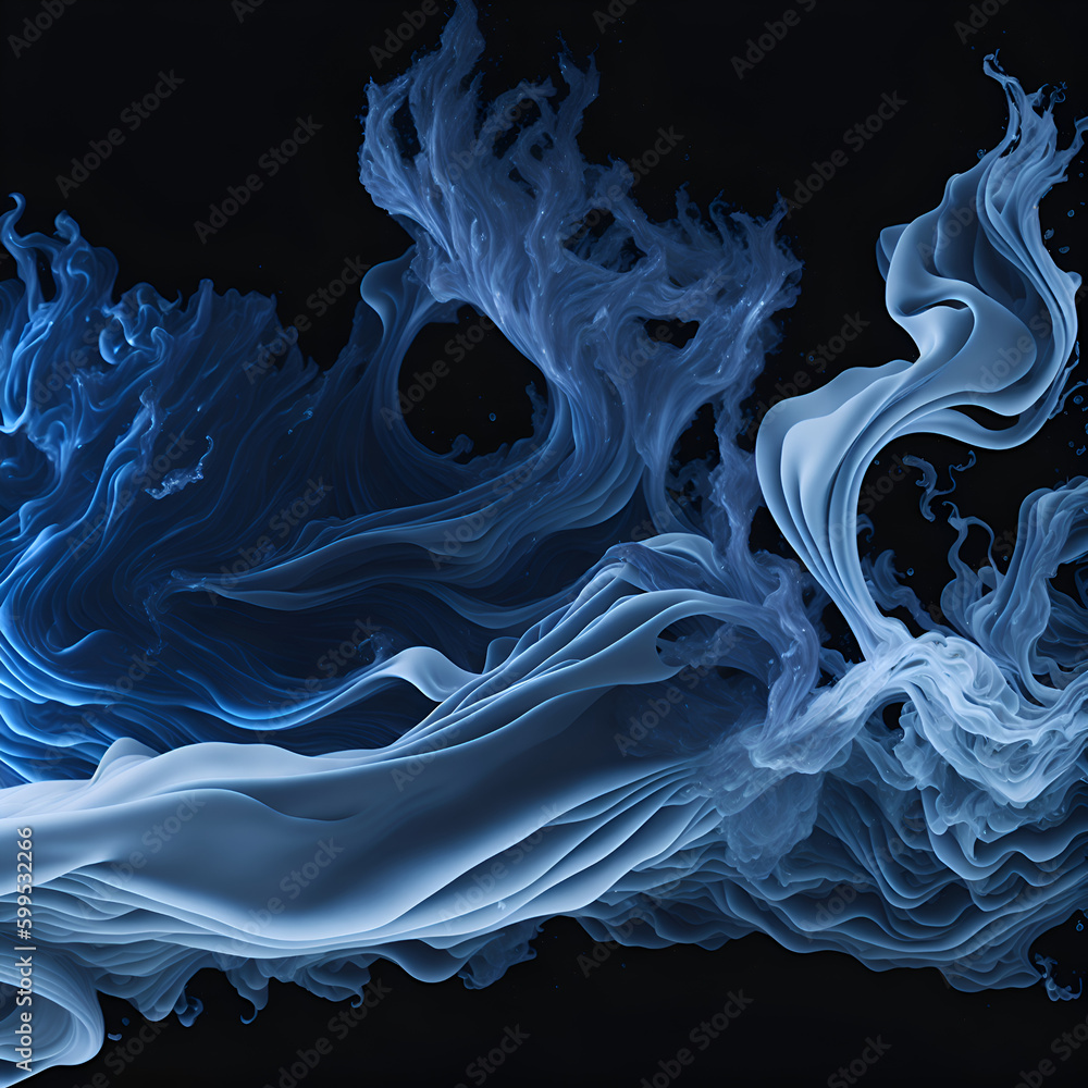 Mist, water splash. Color gradient, smoke wave, background with free ...