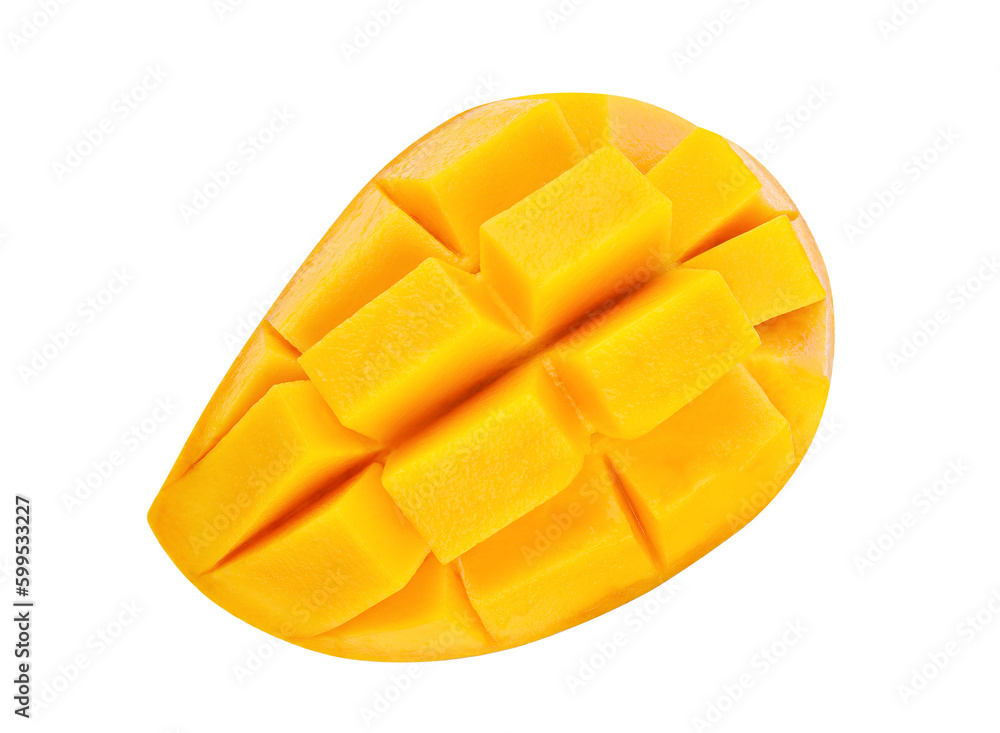 Slices of mango isolated on transparent background. PNG Stock Photo | Adobe Stock