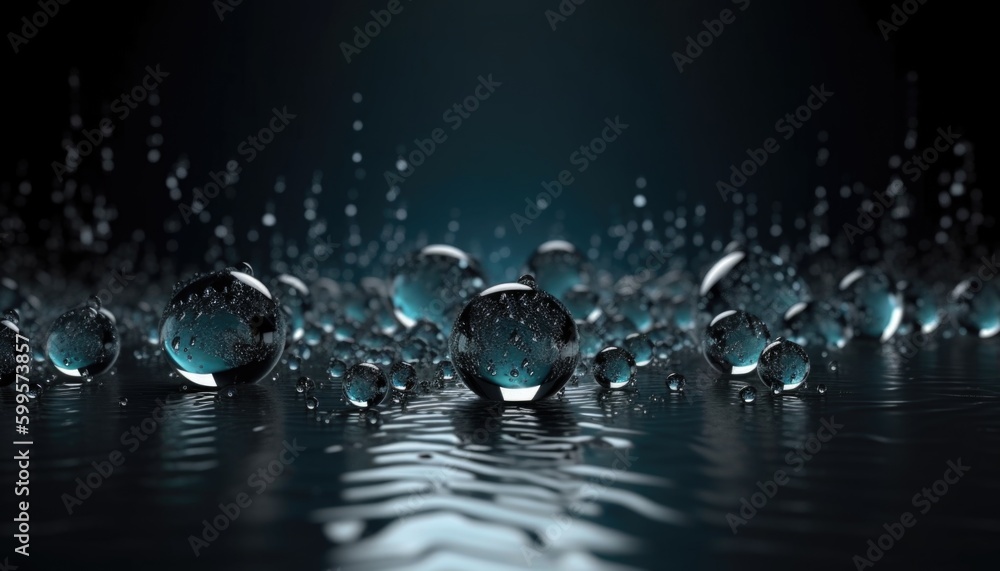 Water Drops, Generative Ai Stock Illustration | Adobe Stock