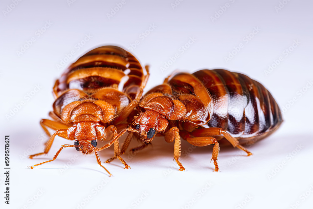 bed bugs isolated created with Generative AI technology Stock ...