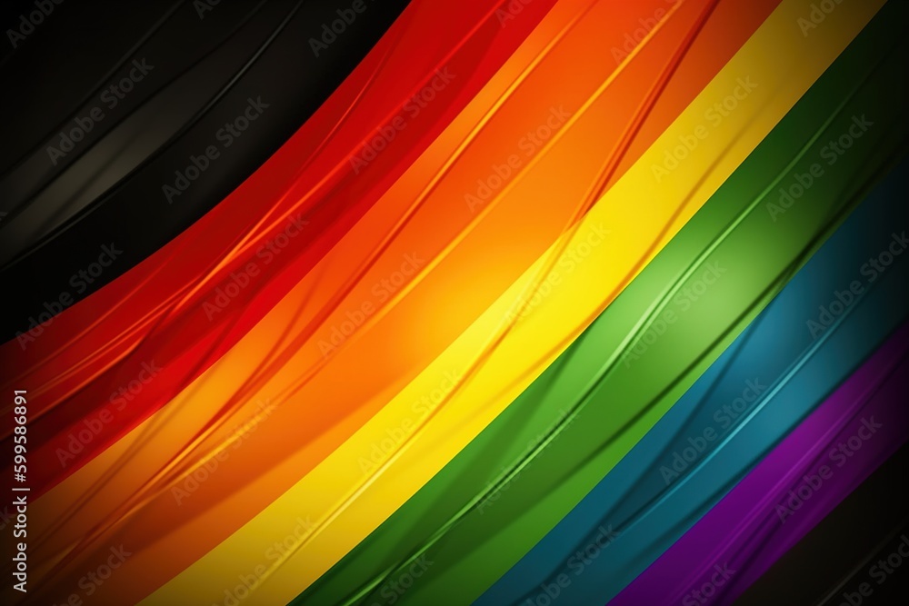 Pride concept, Equality, freedom. Generative AI. Pride flag, parade ...