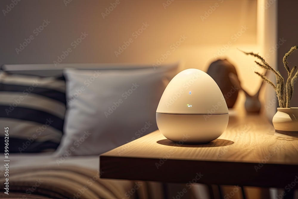 smart home with multiple sensors for monitoring the environment and ...