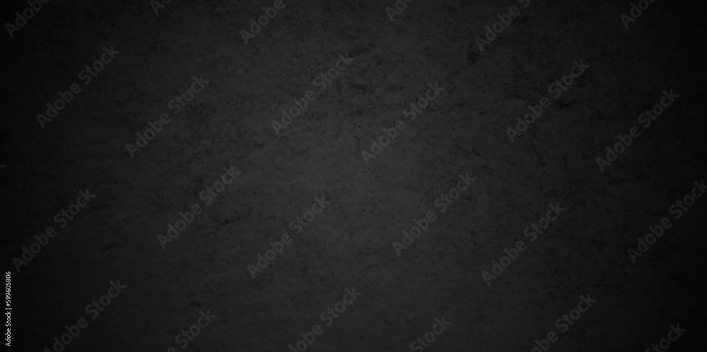 Dark black board and clacrk board with wall grunge rough concrete ...