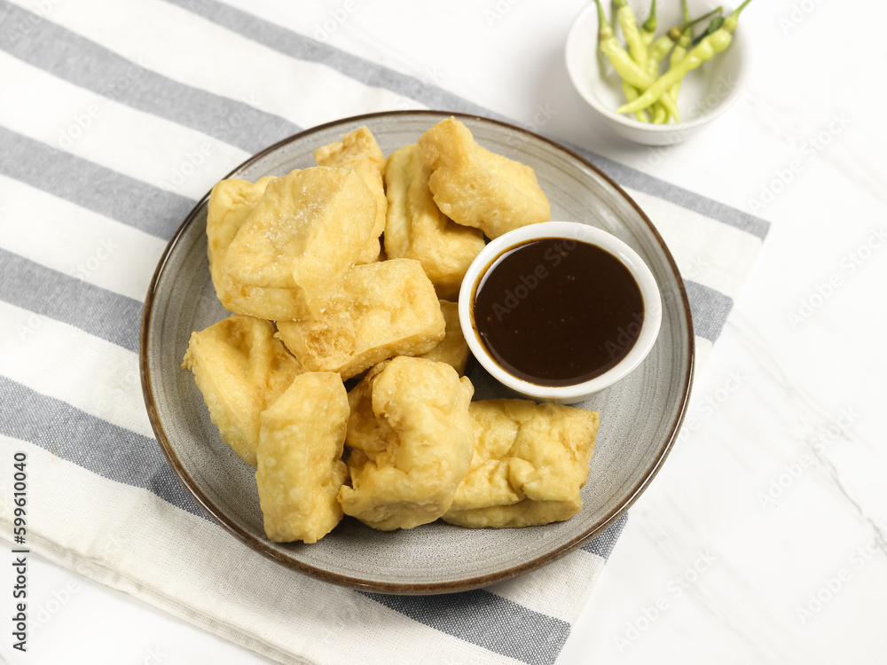 Tahu Petis is a typical Semarang snack, javanese traditional snack ...