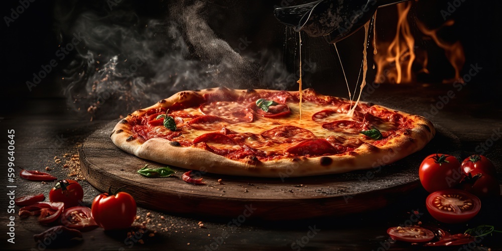 AI Generative. AI Generated. Photo realistic illustration of tasty ...