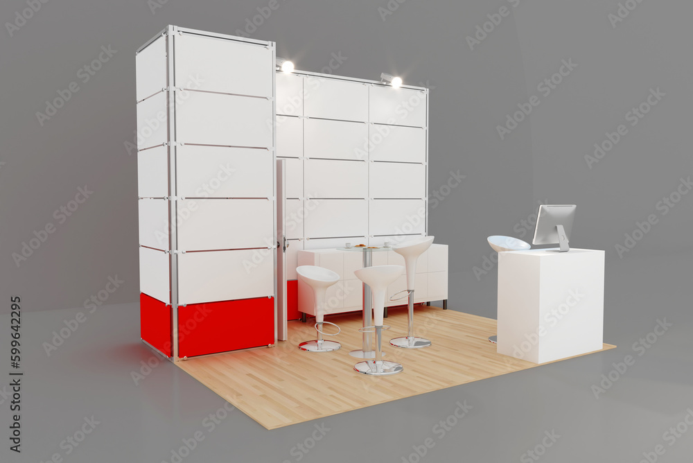 Maxima stand profile design. 3d Octonorm Stall for exhibition event ...