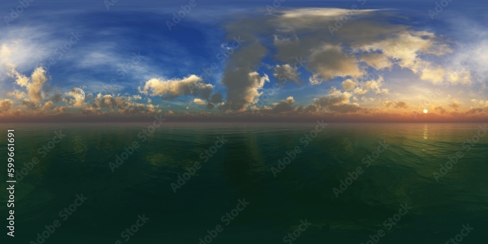 archipelago, sea bay, HDRI, environment map , Round panorama, spherical ...