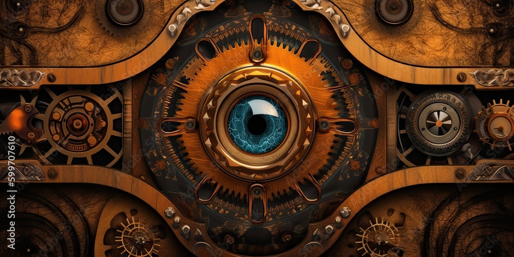 Steampunk Wallpaper Eye