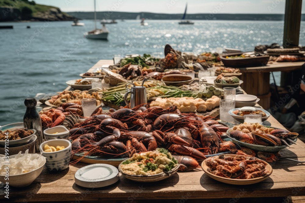 Gastronomic seafood Paradise. Indulge in the culinary wonders of a ...